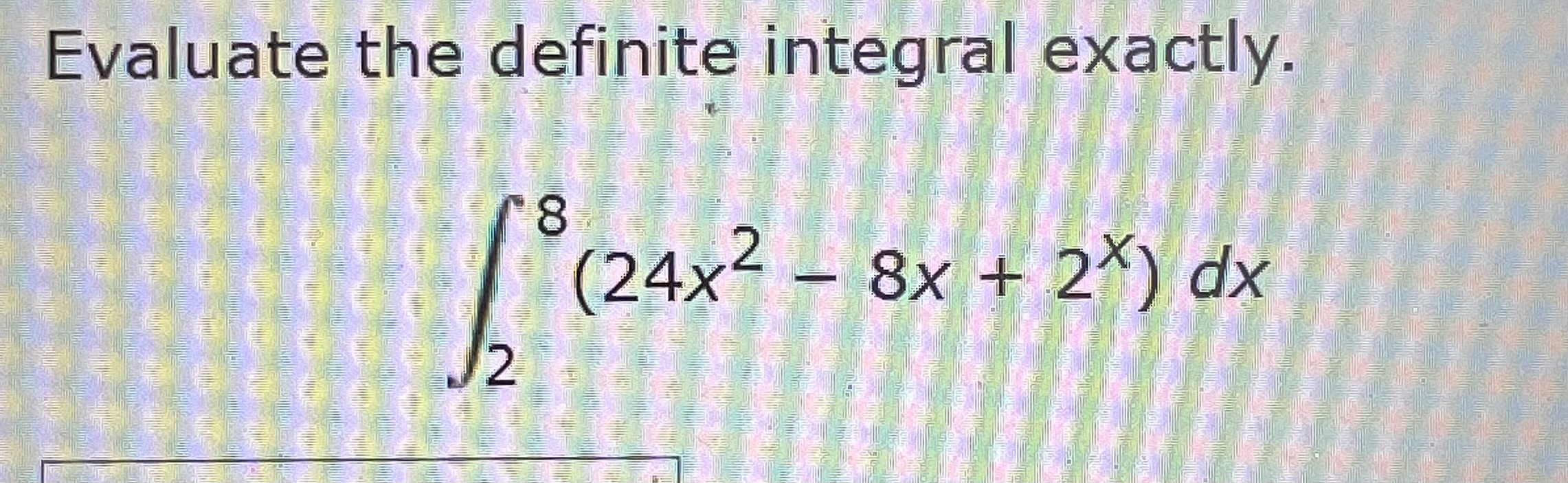 Solved Evaluate the definite integral | Chegg.com