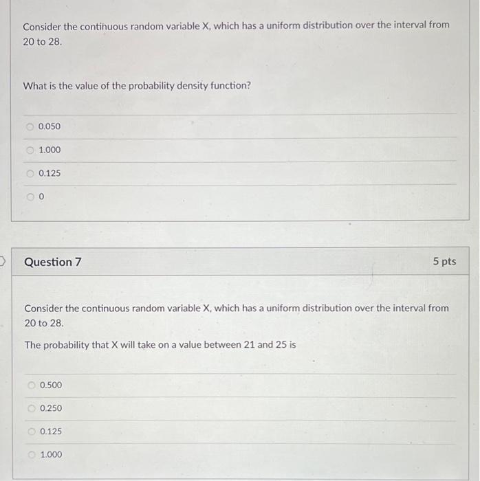 Solved Consider the contihuous random variable X, which has | Chegg.com