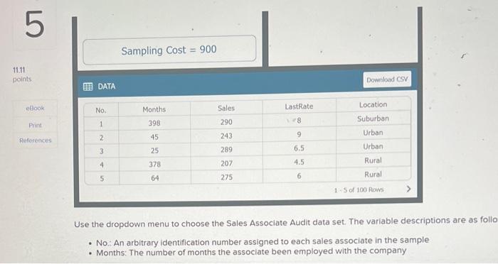 Data Collection: One-Sample Tests 2-A Instructions: | Chegg.com