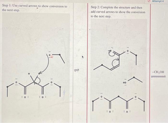 Solved Complete the curved arrow pushing mechanism for the | Chegg.com