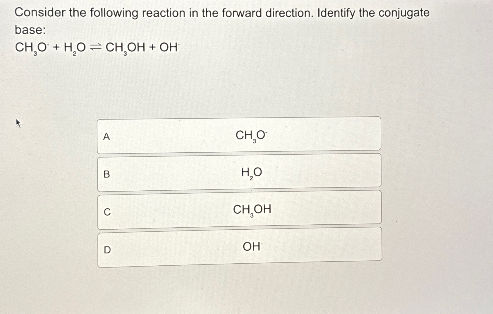Solved Consider the following reaction in the forward | Chegg.com