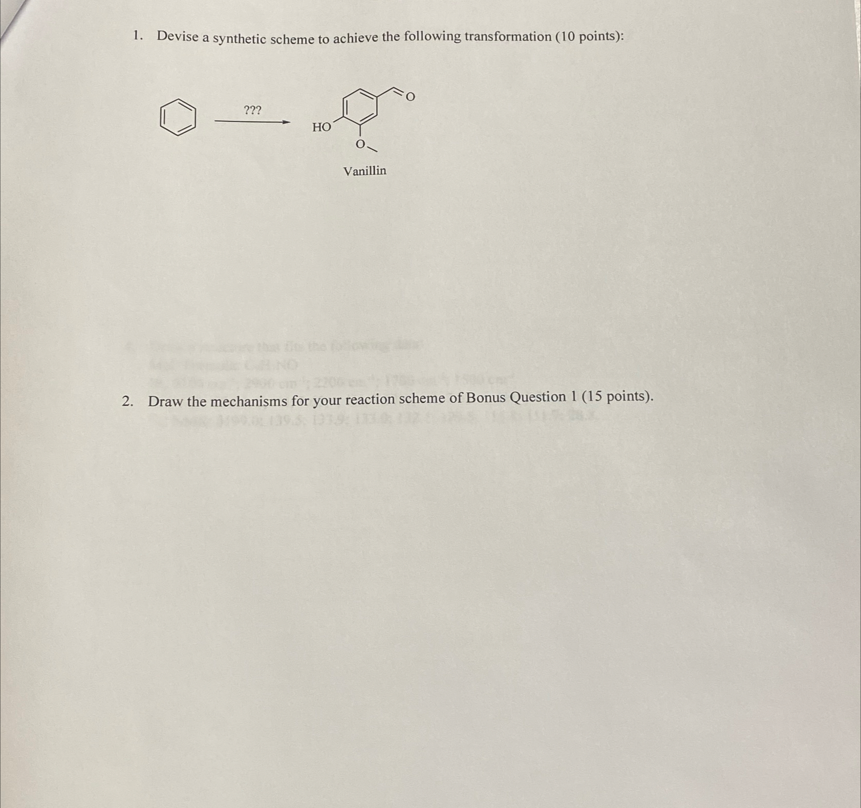 Solved Devise a synthetic scheme to achieve the following | Chegg.com