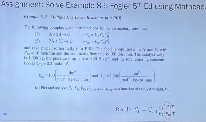 Solved Use Mathcad to solve this problem pls and thanks, do | Chegg.com
