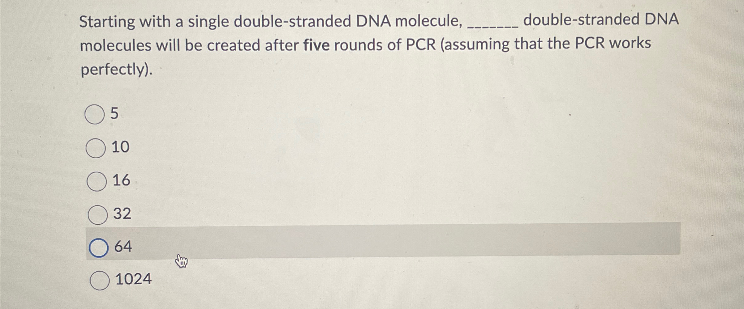 Solved Starting with a single double-stranded DNA molecule, | Chegg.com