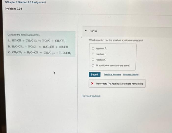 Solved Consider the following reactions: A. | Chegg.com