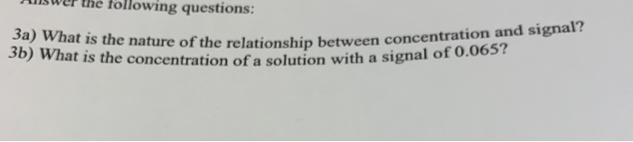 Solved Auswer the following questions: 3a) What is the | Chegg.com