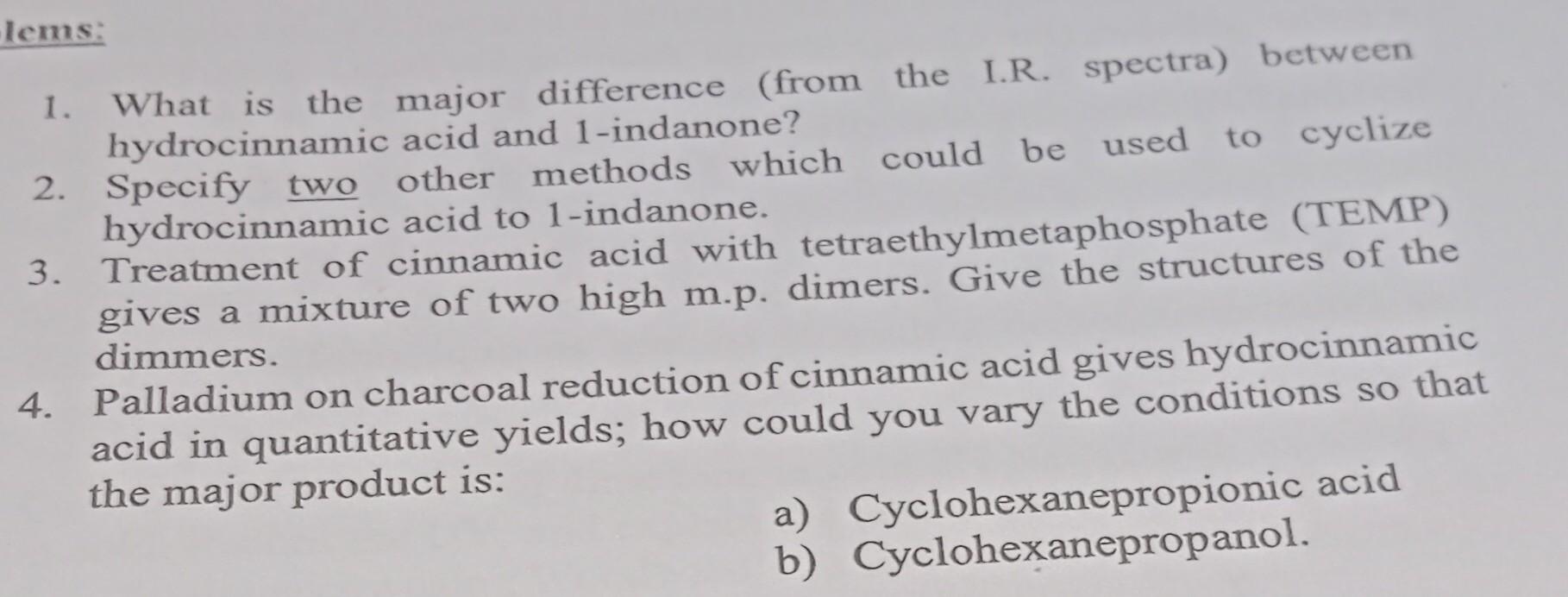 Solved specify two other methods which could be used to | Chegg.com