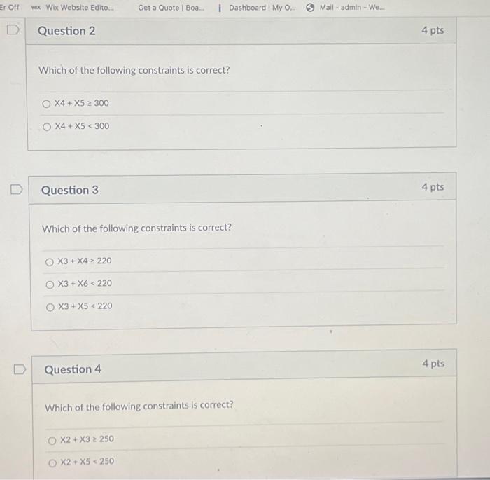 Solved Use the following problem statement to answer | Chegg.com
