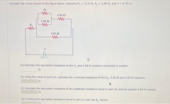 Solved Consider the circuit shown in the figure below. | Chegg.com