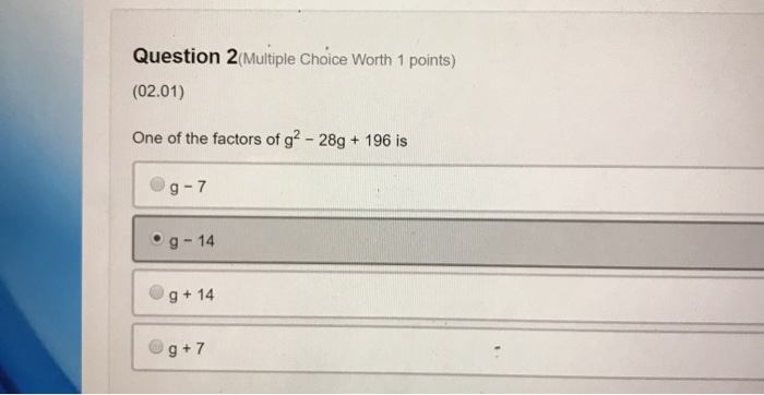 Solved Question 2(Multiple Choice Worth 1 points) (02.01) | Chegg.com