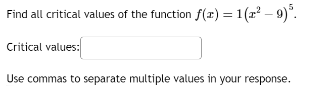 Solved Find all critical values of the function | Chegg.com