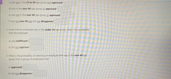 Solved The following joint frequency distribution table | Chegg.com