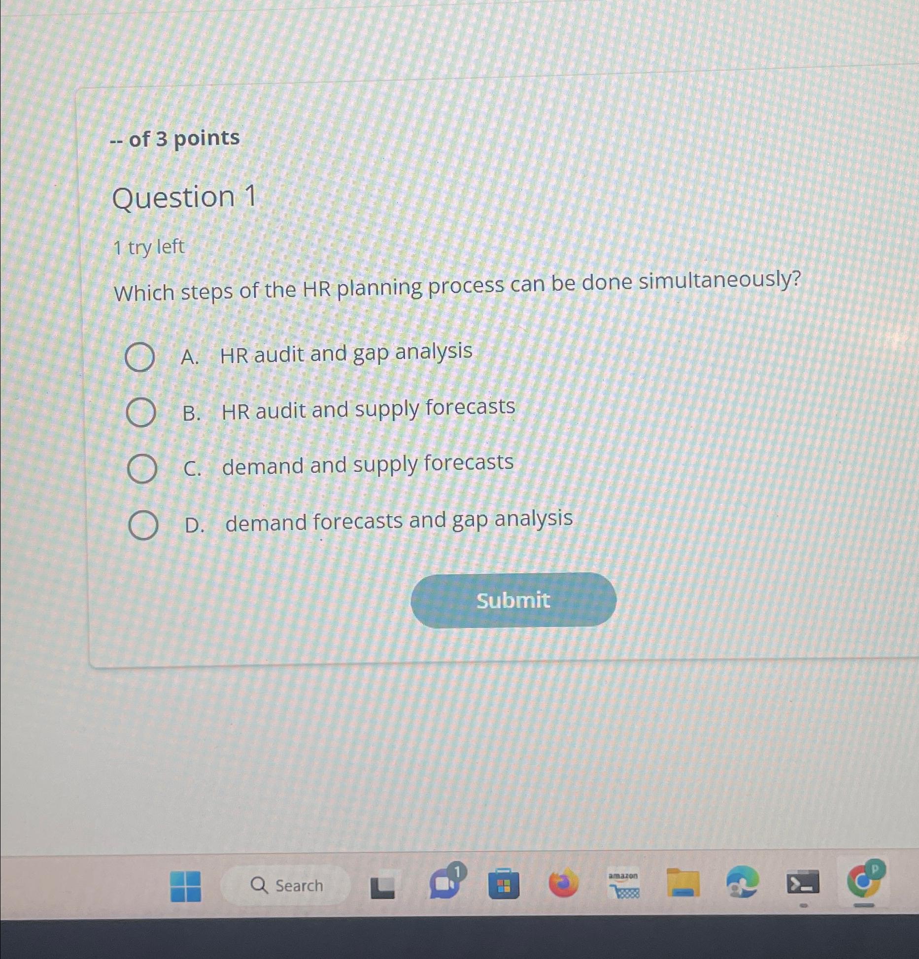 Solved -- ﻿of 3 ﻿pointsQuestion 11 ﻿try leftWhich steps of | Chegg.com