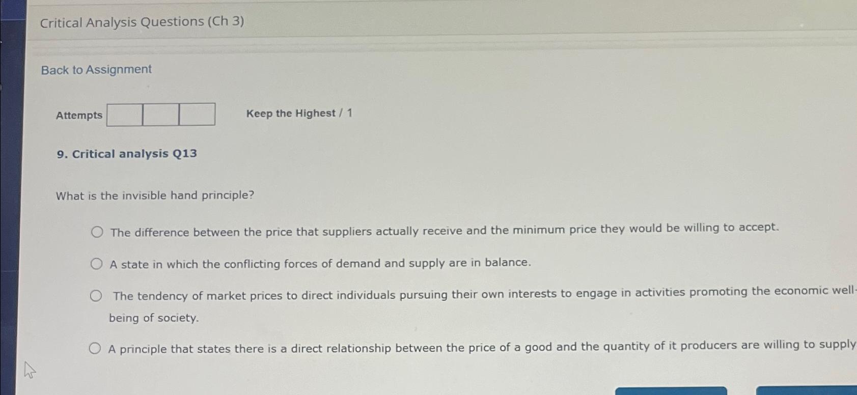 Solved Critical Analysis Questions (Ch 3)Back to | Chegg.com