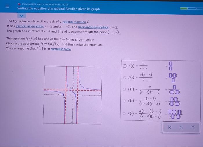 Solved III O POLYNOMIAL AND RATIONAL FUNCTIONS Writing the | Chegg.com