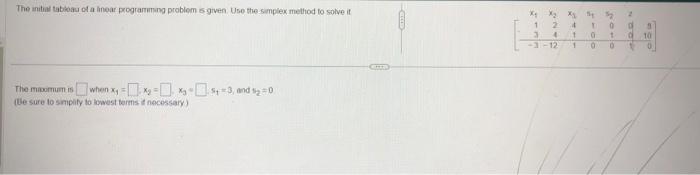 Solved The inthat tabloas of a hinoar prograrmang problem 6 | Chegg.com