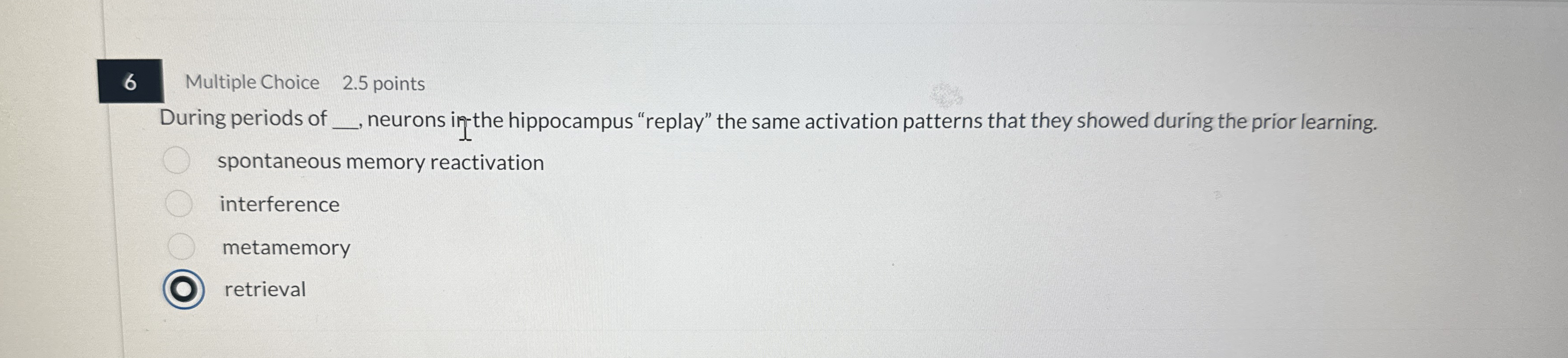Solved 6Multiple Choice2.5 ﻿pointsDuring periods of q, , | Chegg.com