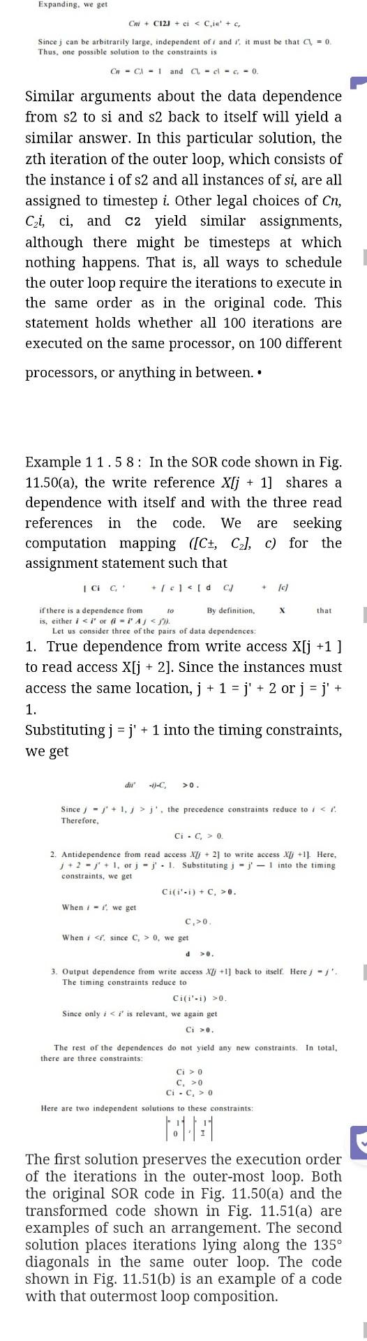 Solved tions. Apply Algorithm 11.59 to each of the | Chegg.com