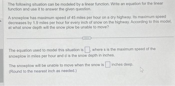 Solved The following situation can be modeled by a linear | Chegg.com