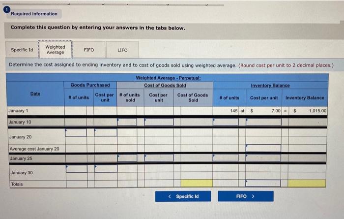 Solved Exercise 5-3 (Algo) Perpetual: Inventory costing | Chegg.com