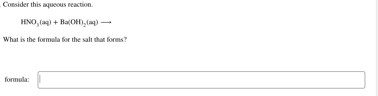 Solved Consider this aqueous | Chegg.com