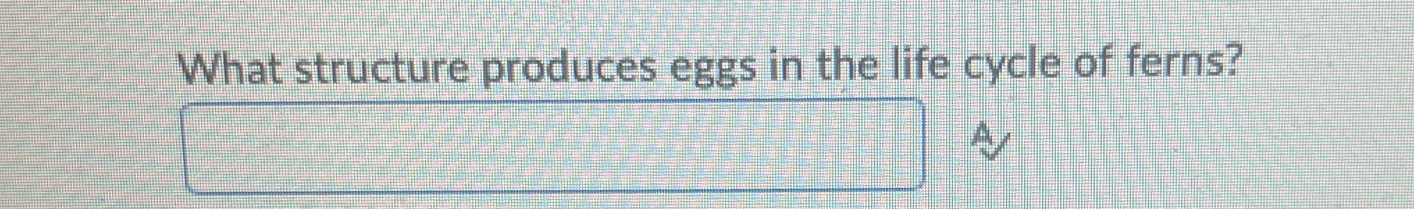 Solved What structure produces eggs in the life cycle of | Chegg.com