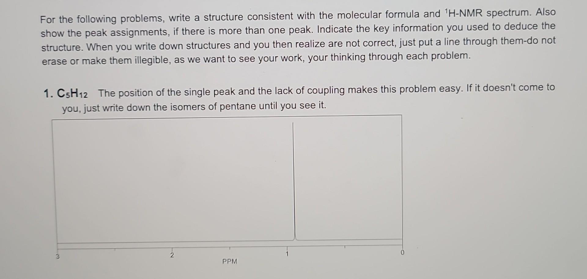 Solved For the following problems, write a structure | Chegg.com