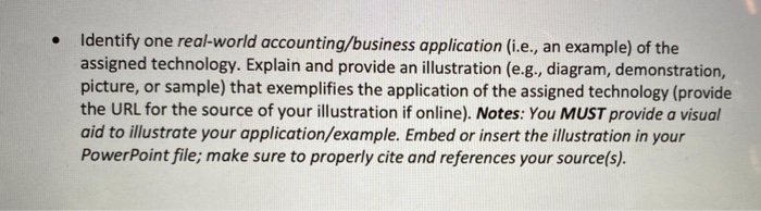 Solved Identify one real-world accounting/business | Chegg.com