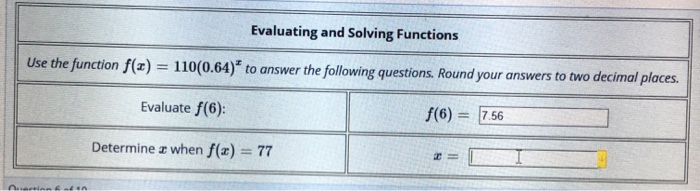 Solved Evaluating and Solving Functions Use the function f() | Chegg.com