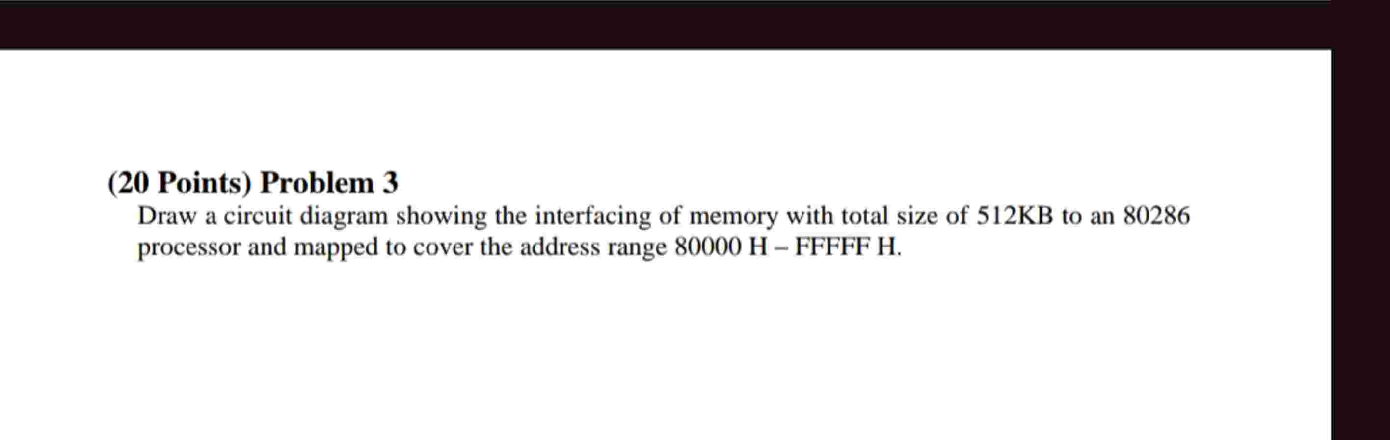 (20 Points) Problem 3Draw a circuit diagram showing | Chegg.com (20 Points) Problem 3Draw a circuit diagram showing | Chegg.com