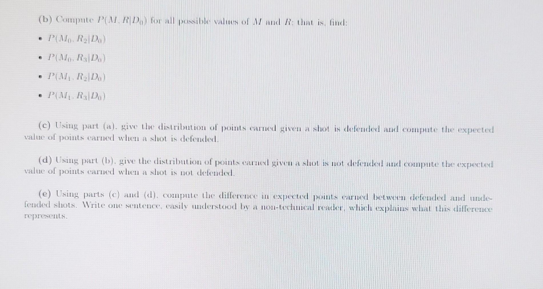 (6) At the top of the next page is a Bayes Net graph | Chegg.com