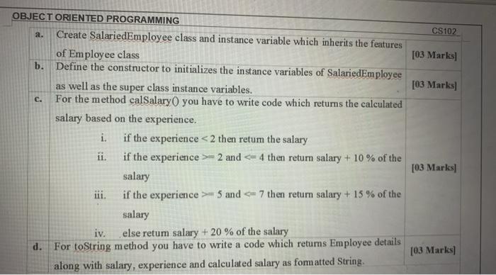 Solved 1 Write Java Application As Per Class Diagram And 