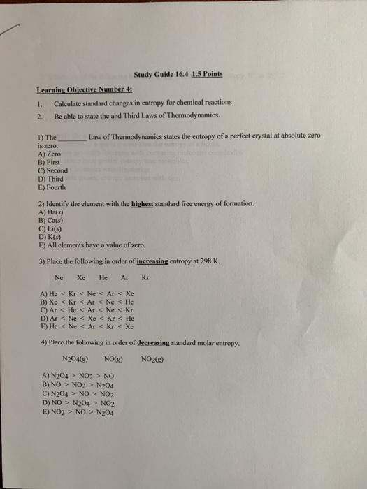 Solved Problems 1) Calculate the AG rxn using the following | Chegg.com