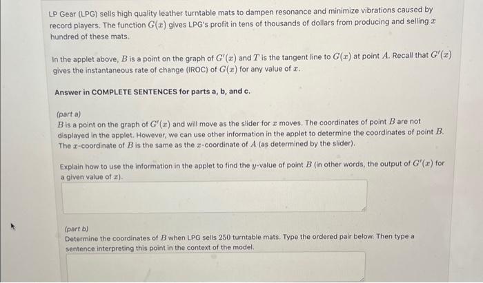 LP Gear (LPG) sells high quality leather turntable | Chegg.com