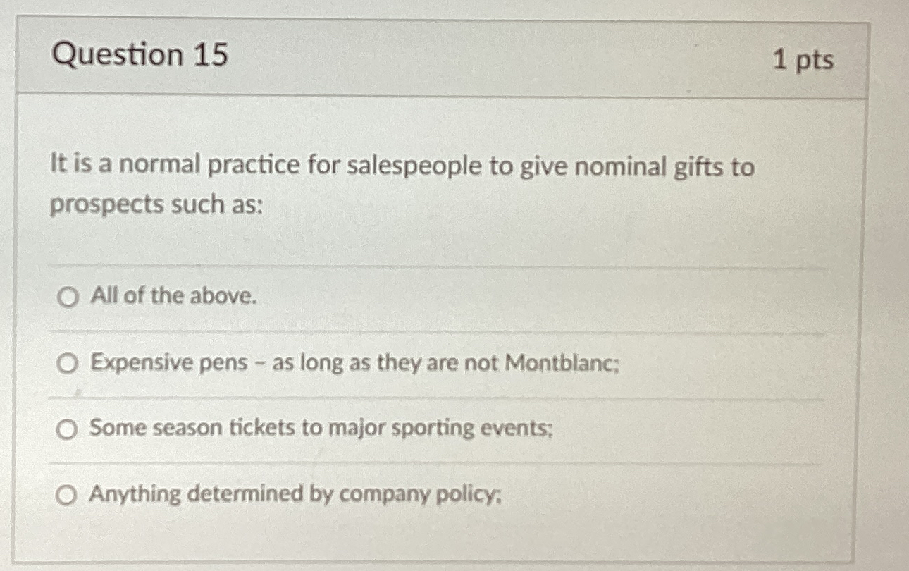 Solved Question 151 ﻿ptsIt is a normal practice for | Chegg.com