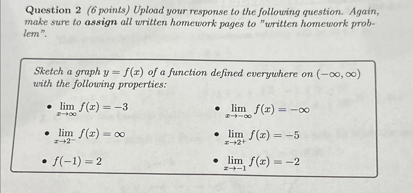 Solved Question 2 (6 points) Upload your response to the | Chegg.com Solved Question 2 (6 points) Upload your response to the | Chegg.com