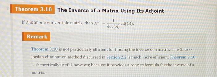 Solved 1. Prove the formula for a nonsingular n×n matrix A. | Chegg.com