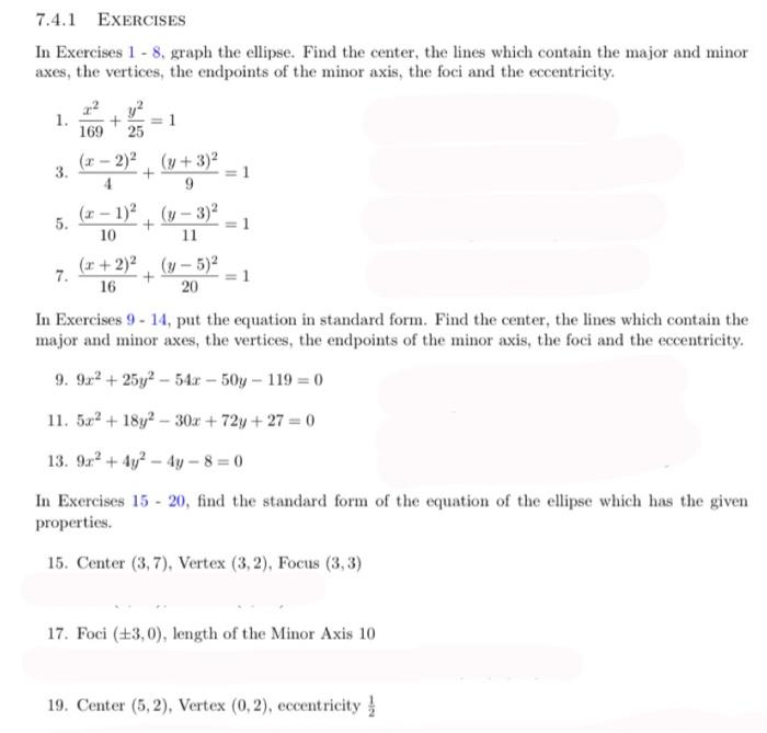 Solved 7.4.1 EXERCISES In Exercises 1 - 8. graph the | Chegg.com