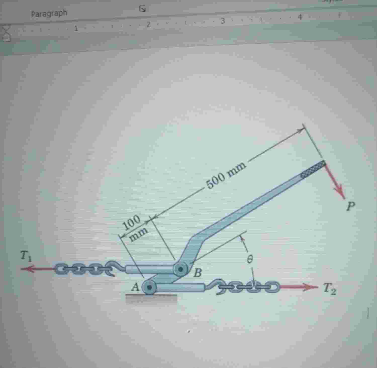 Solved The chain binder is used to secure loads of logs, | Chegg.com