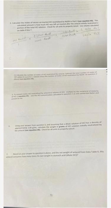 Data Toe Titration of Colton reading before tration | Chegg.com