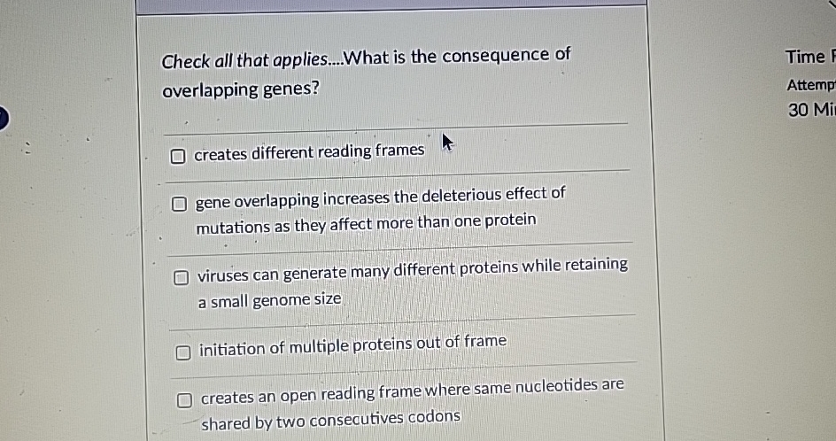 Solved Check all that applies....What is the consequence of | Chegg.com