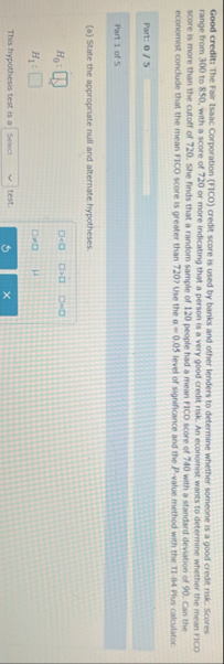 Solved Good credit: The Fair Isaac Corporation (FICO) | Chegg.com