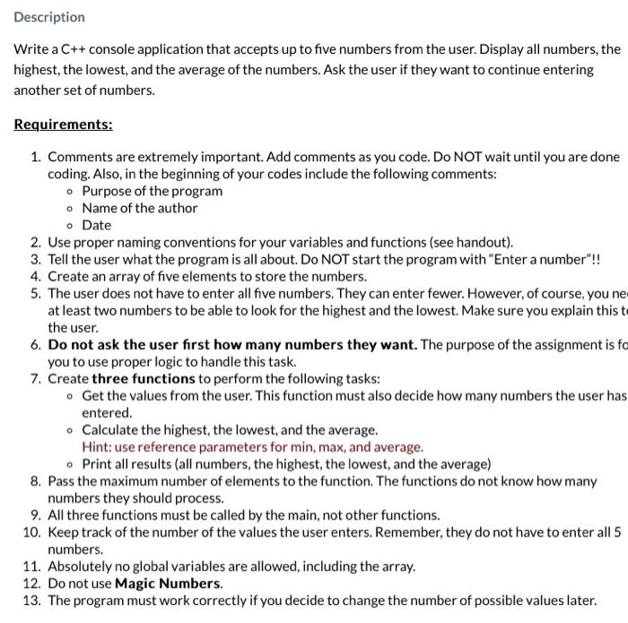 new to C++ i need help please visual studiosalso what | Chegg.com