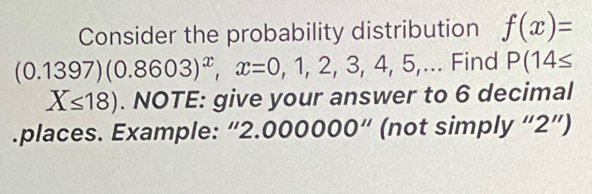 Solved Consider the probability distribution | Chegg.com