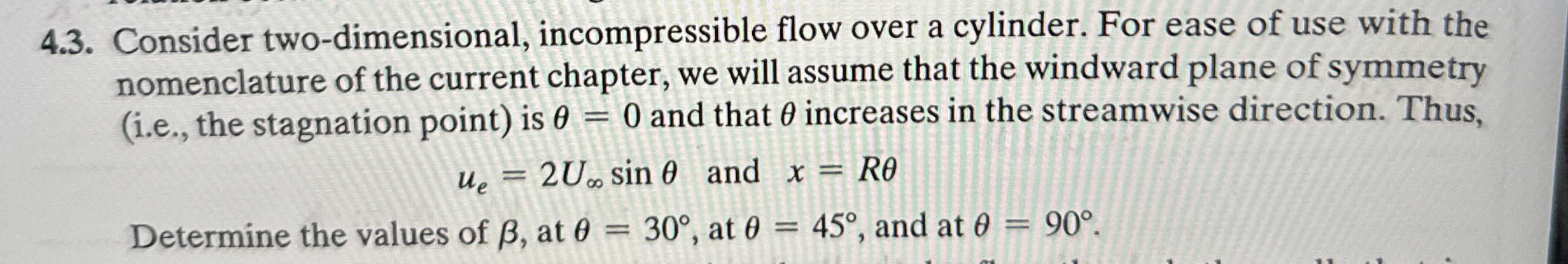 Solved 4.3. ﻿Consider two-dimensional, incompressible flow | Chegg.com