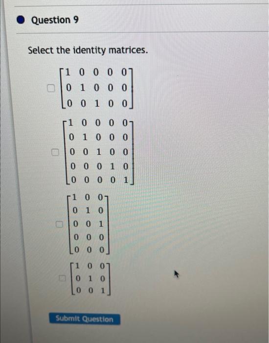 Solved Given A=⎣⎡7−3−65−2−5001⎦⎤, find AT Question Help: | Chegg.com