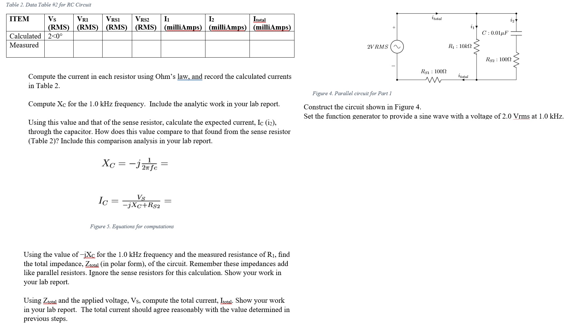 Solved Need help calculating the theoretical values for | Chegg.com