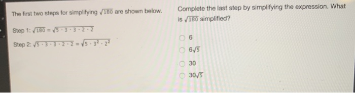 Solved Complete the last step by simplifying the expression. | Chegg.com