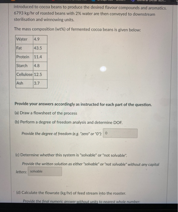 Solved Cocoa powder and butter are key ingredients in | Chegg.com