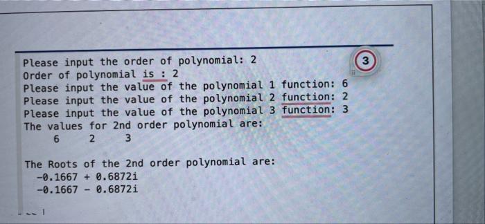 Solved 4. Roots of polynomial Equations in MATLAB I Here | Chegg.com